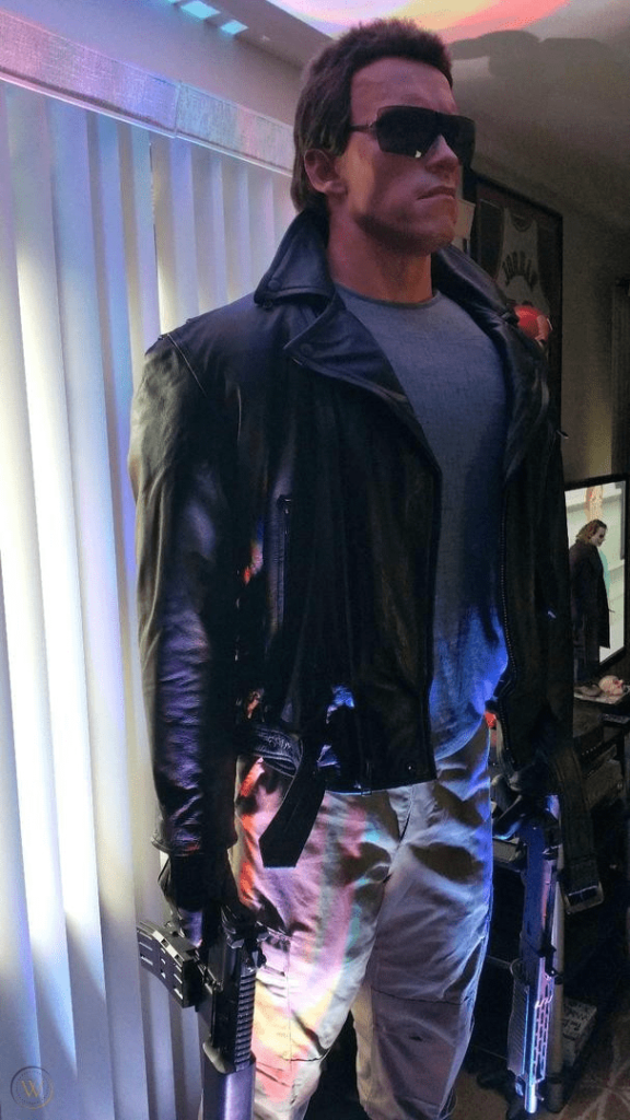 Arnold Schwarzenegger Terminator Genisys Leather Jacket - AirBorne Jacket