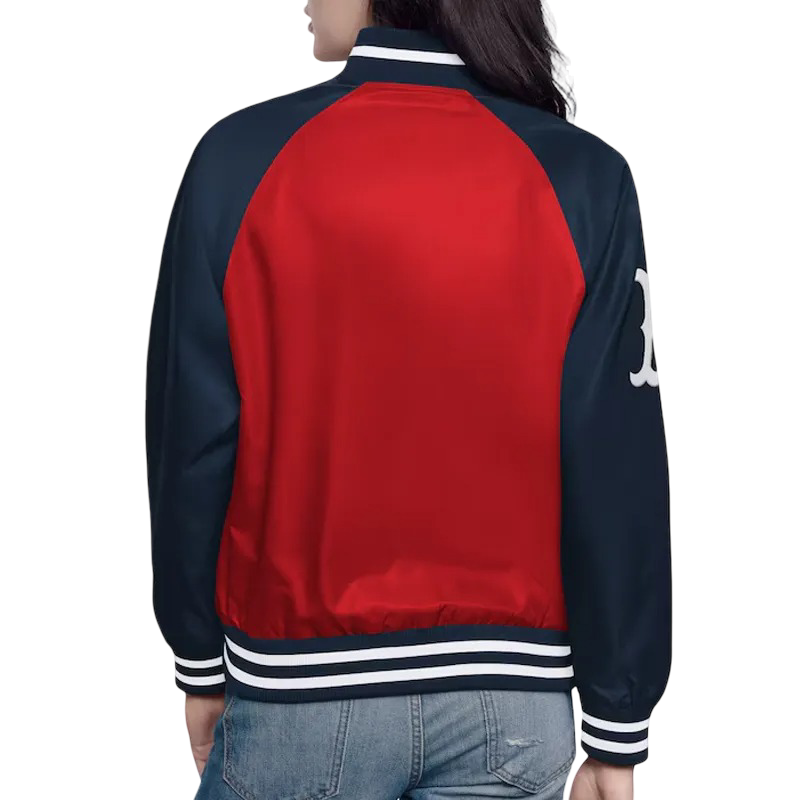 Red/Navy Starter Boston Red Sox Home Run Jacket - AirBorne Jacket